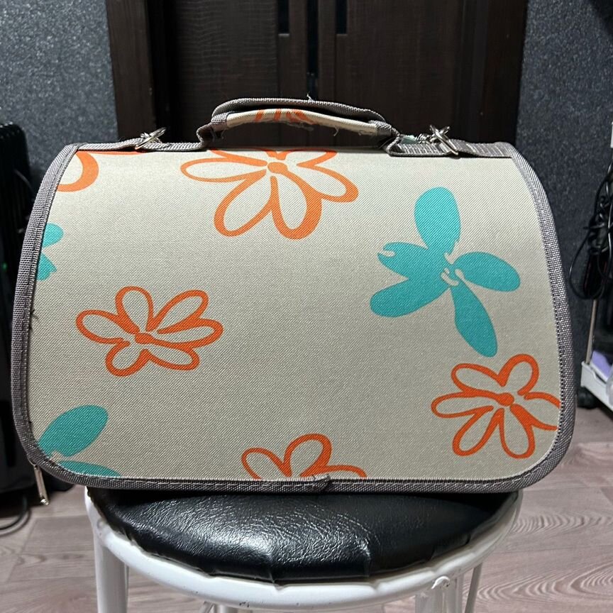 Переноска для кошки тканевая