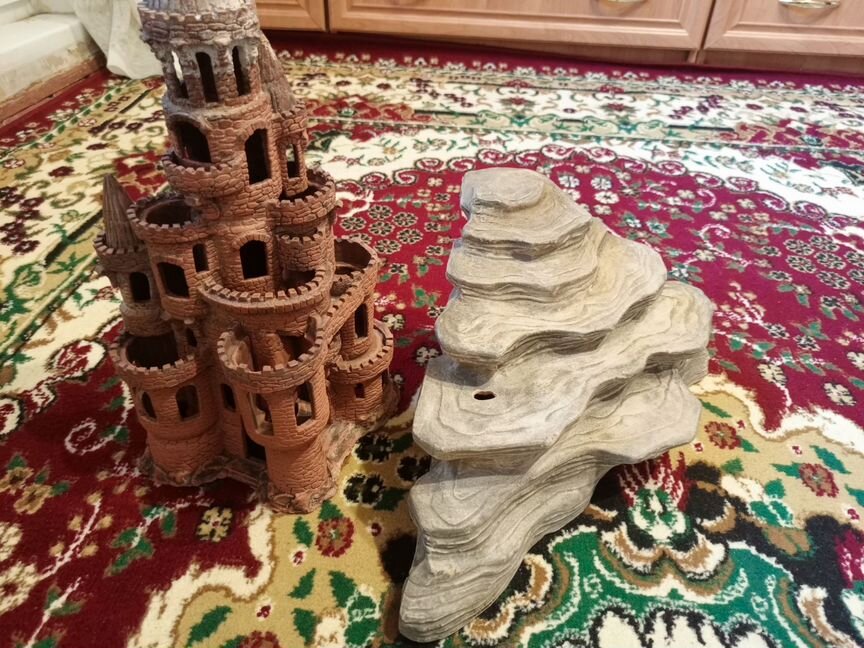 Грот замок для аквариума