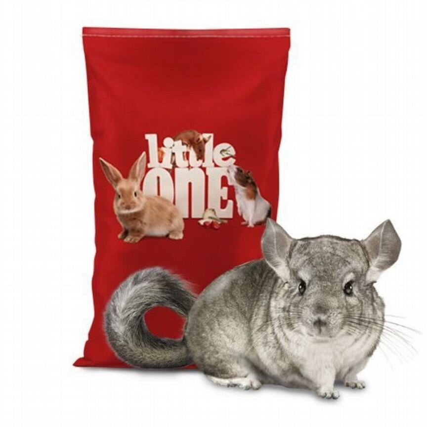Корм для шиншилл little one и опилки