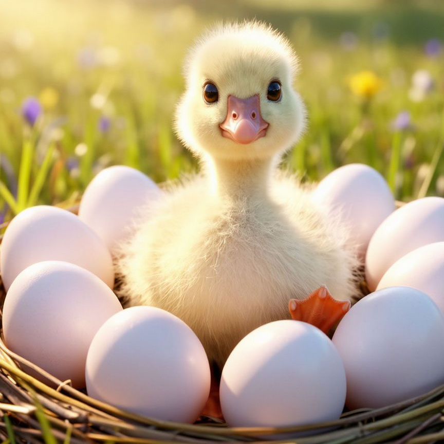 Гусиные яйца