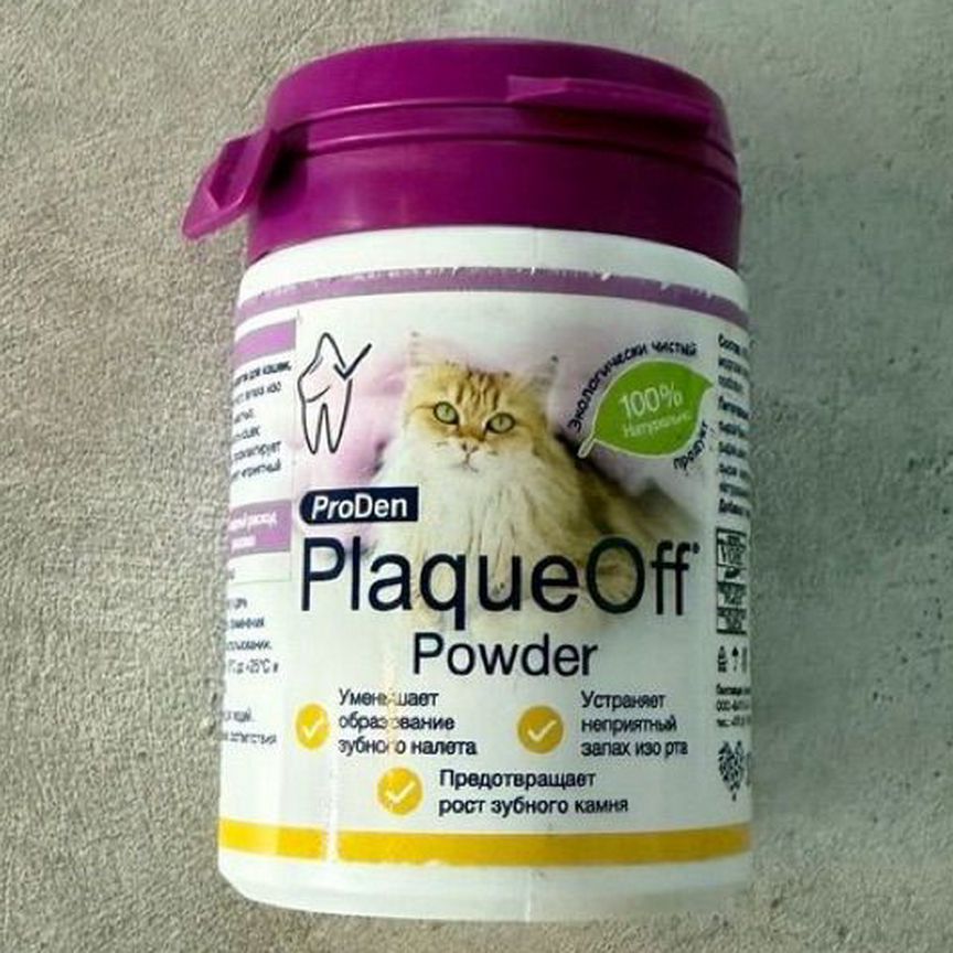 Кормовая добавка для кошек PlaqueOff Powder