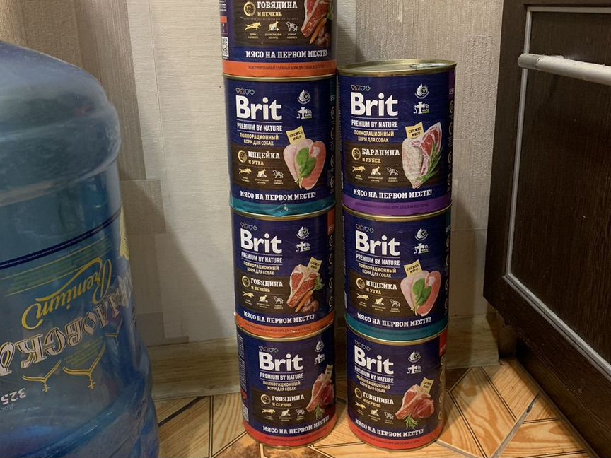 850г Консервы для собак brit Premium by Nature