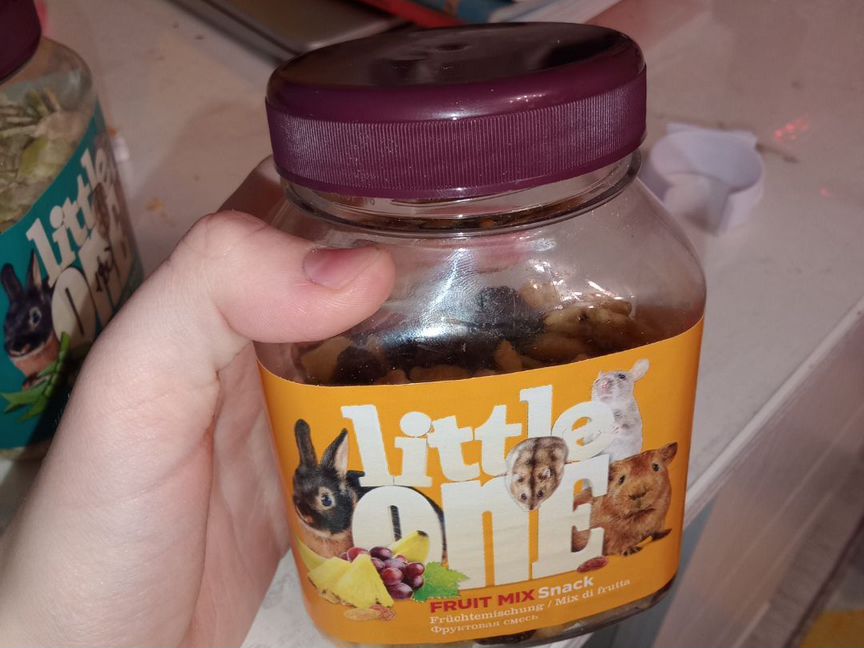 Little one вкусняшки для крыс с фруктовой смесью