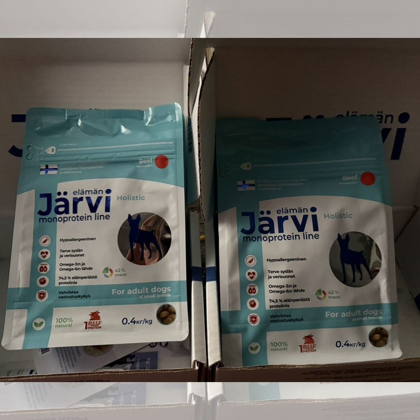 Корма для собак jarvi