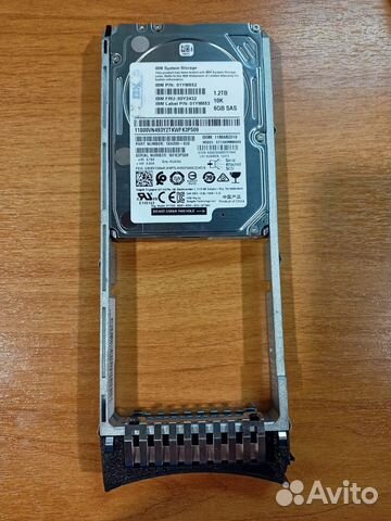 Жесткий диск IBM 1.2TB 00Y2432 купить в Москве | Электроника | Авито