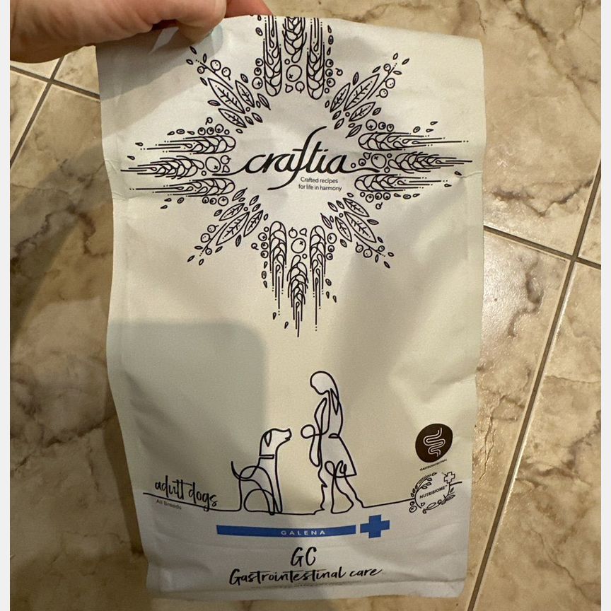 Корм для собак craftia gastrointestinal