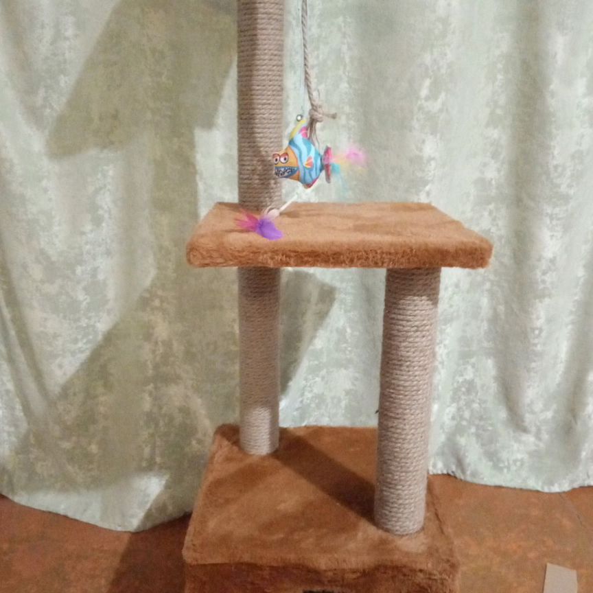 Когтеточка домик для кошки