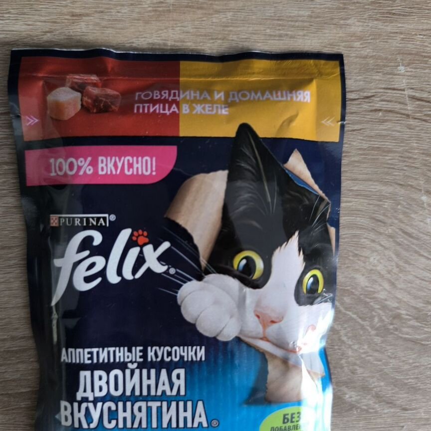 Корм для кошек феликс