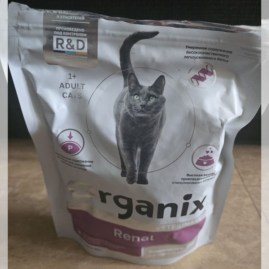 Корм для кошек renal/для здоровья почек