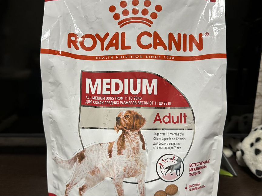Корм для собак royal canin medium adult