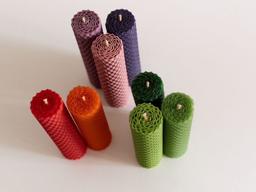 Вощина цветная 100 воск пчелиный