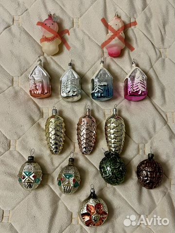 Елочные игрушки СССР купить в Москве | Хобби и отдых | Авито