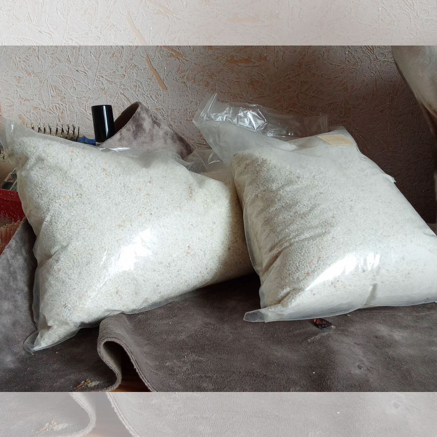 Грунт белый мелкий для аквариума Камни большие