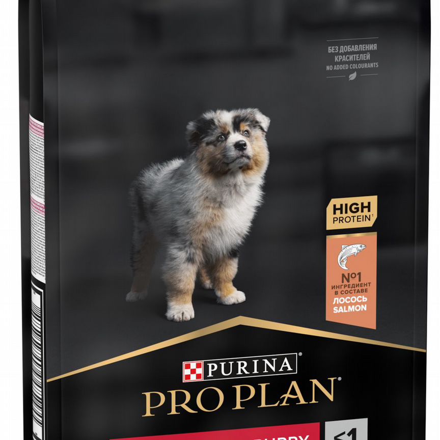 Проплан медиум puppy sensitive skin лосось