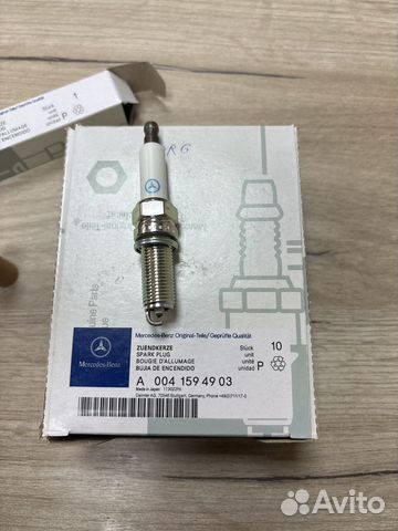 Свечи зажигания Mercedes-Benz A0041594903 original купить в Москве с ...
