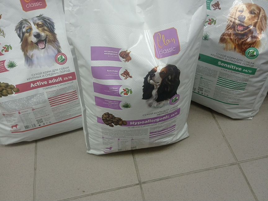 Корм для собак