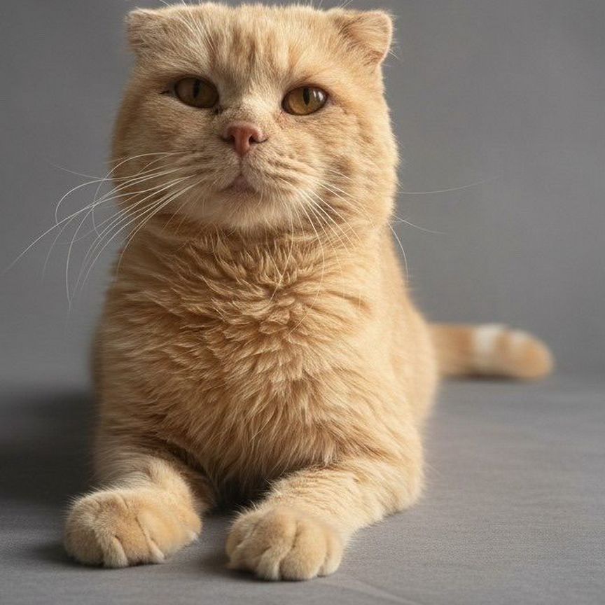 Шотландский вислоухий короткошёрстный, взрослый кот