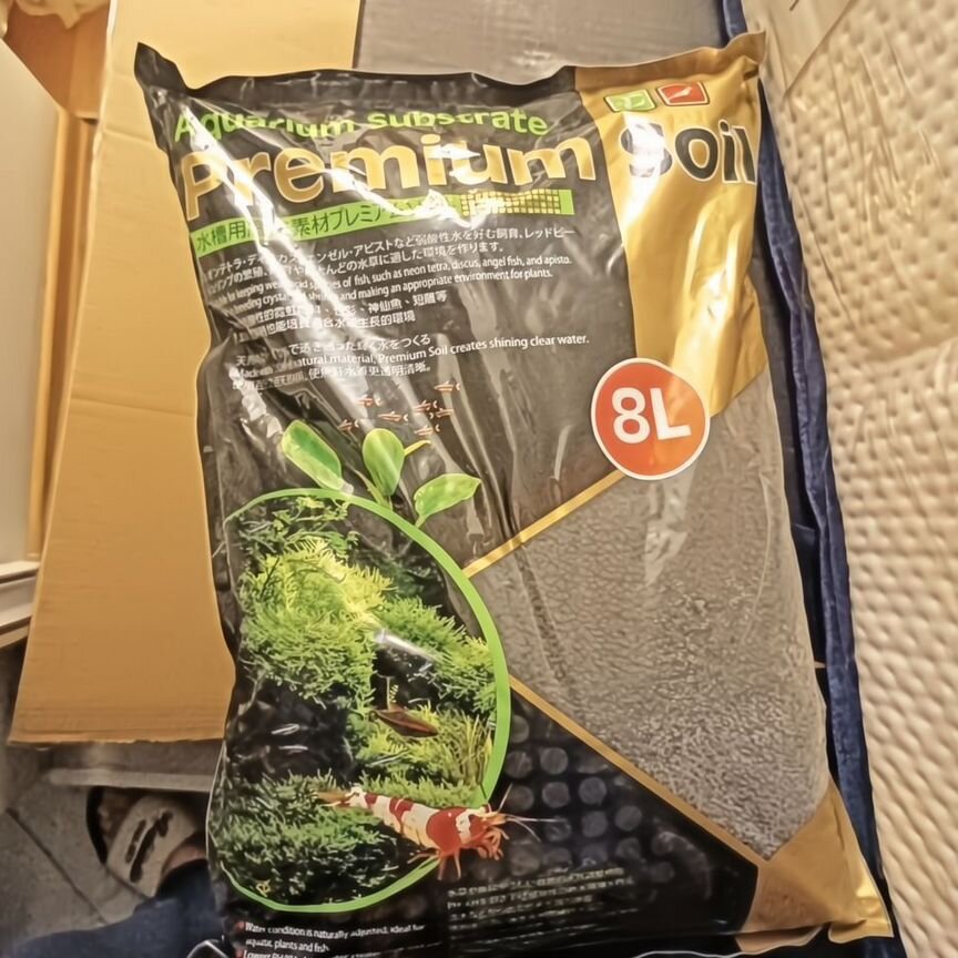 Грунт для аквариума премиум ista soil 11 литров