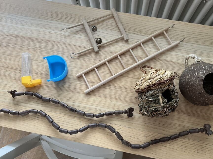 Набор для клетки попугая