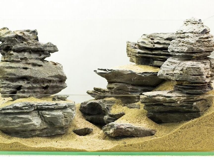 Gloxy Камень натуральный Черная скала, кг
