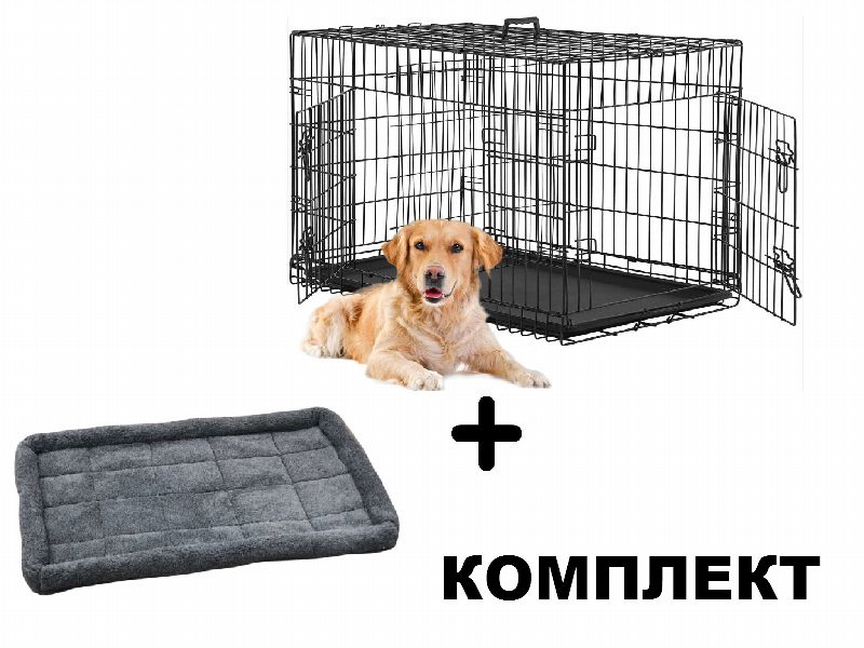 Клетка для собак + матрас