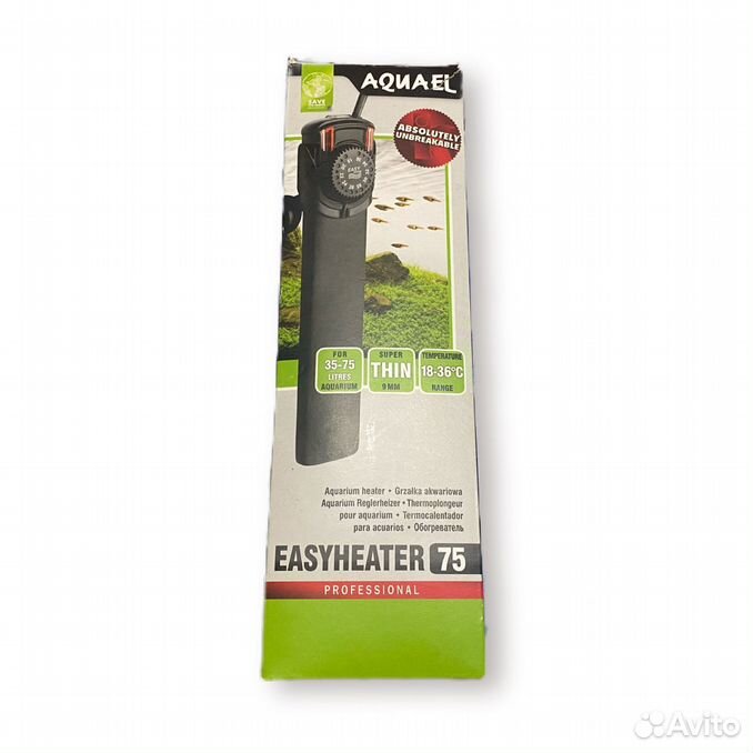 Нагреватель для аквариума aquael easyheater 75