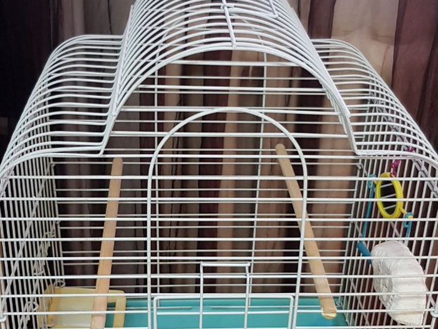 Клетка для птиц отс с комплектом причиндалов