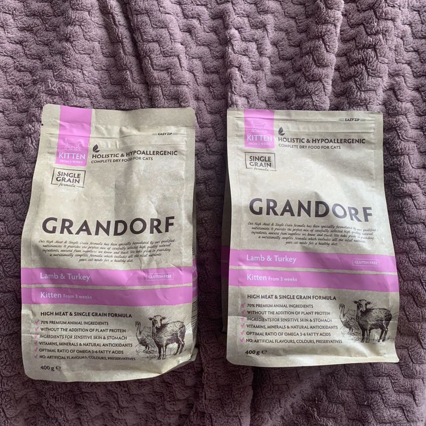 Сухой корм для котят grandorf