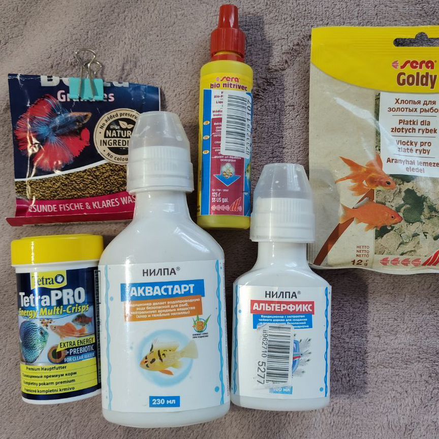 Корм и Химия для рыб
