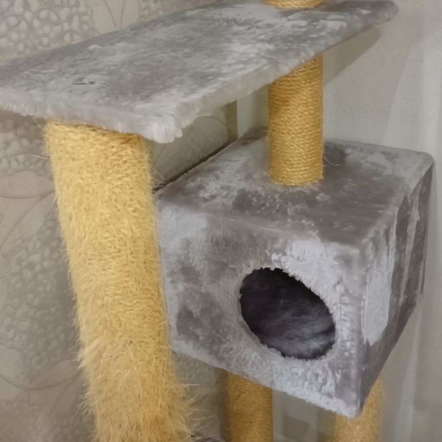 Домик для кошки с когтеточкой