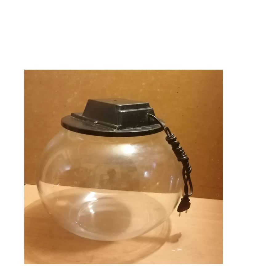 Аквариум круглый на 10 литров с подсветкой