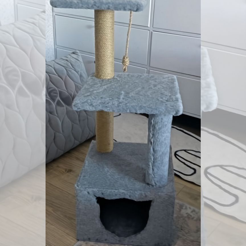 Домик для кошки с когтеточкой
