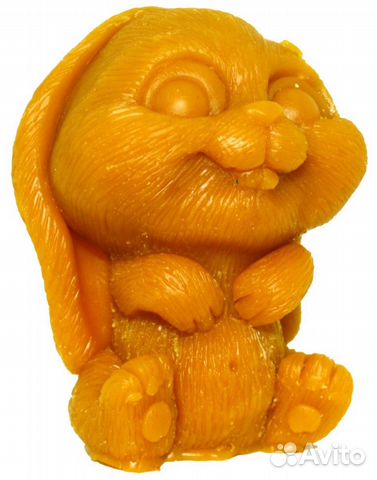 Силиконовая форма для свечей Заяц 6 (0753)