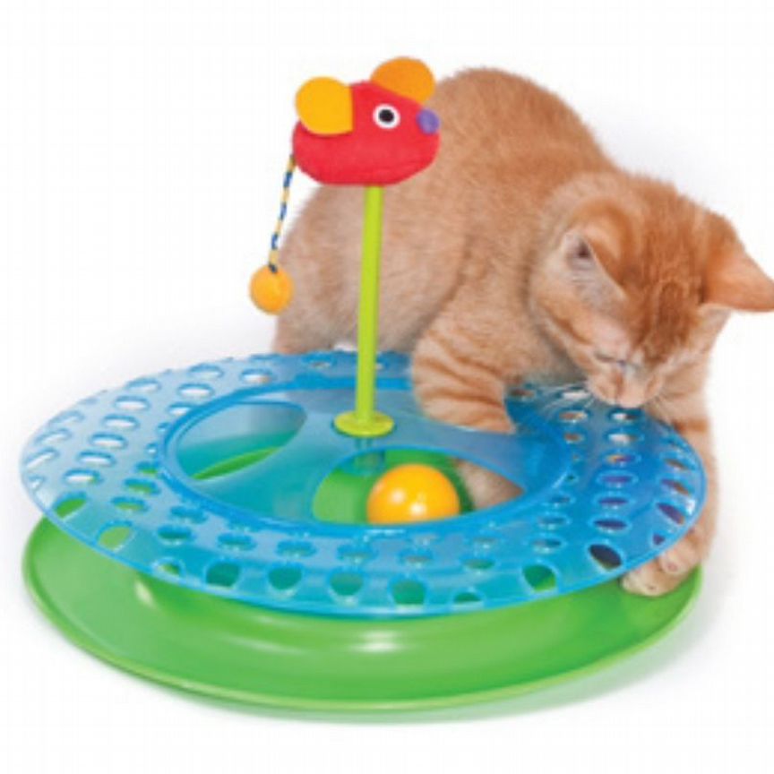 Игрушка для кошек Petstages Трек 2 мячика
