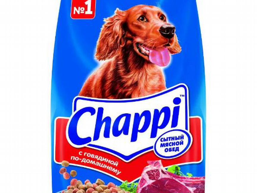 Сухой корм для собак Chappi 15кг