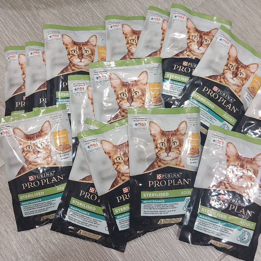 Влажный корм для кошек purina pro plan