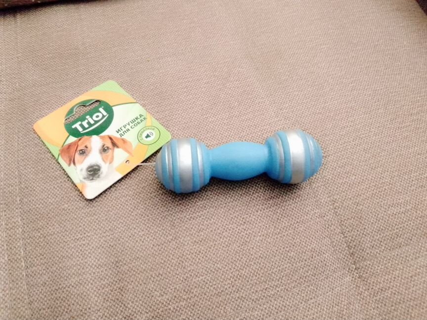 Резиновая косточка для собаки
