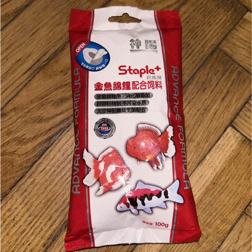 Сухой корм для золотых рыб и карпов Кои