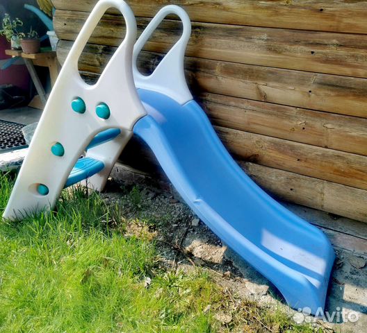 Детская горка пластиковая бу купить в Тюмени | Личные вещи | Авито