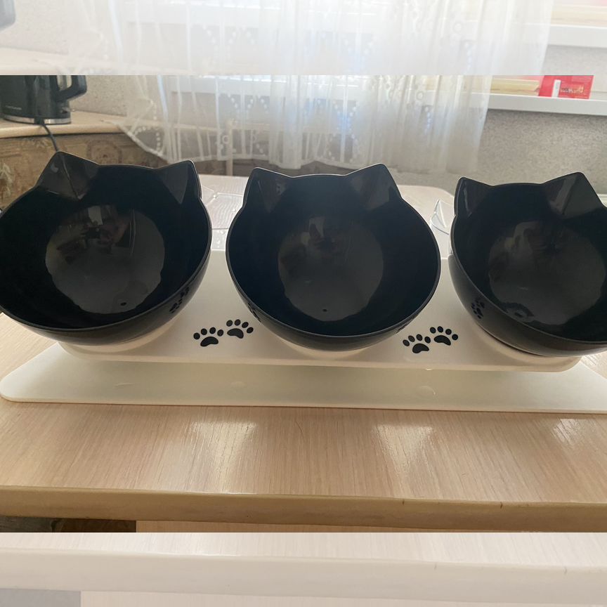 Лоток и миски для кошек