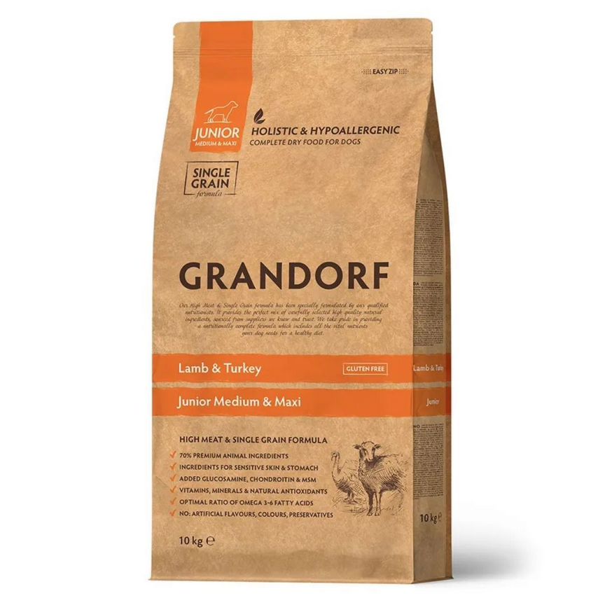 Корм для собак grandorf для юниоров