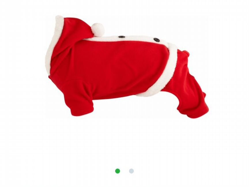 Костюм новогодний Санта S для мелких пород