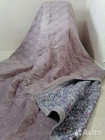 Плед покрывало велюр хлопок двухстороннее 200х230 купить в ...