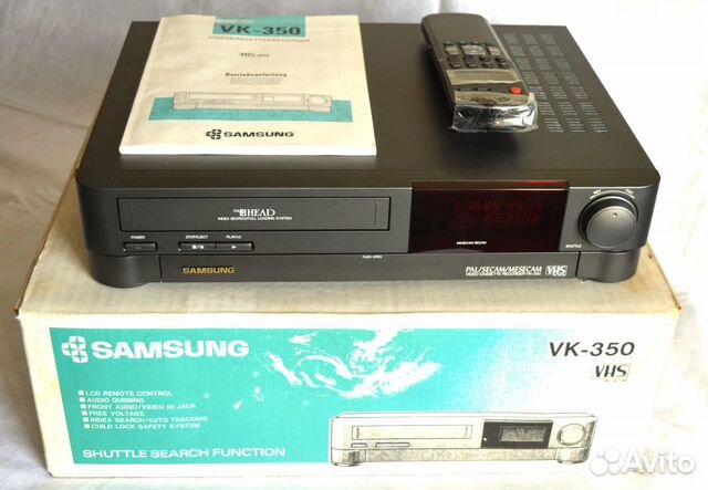Видеомагнитофон Samsung VK350 купить в Москве | Электроника | Авито
