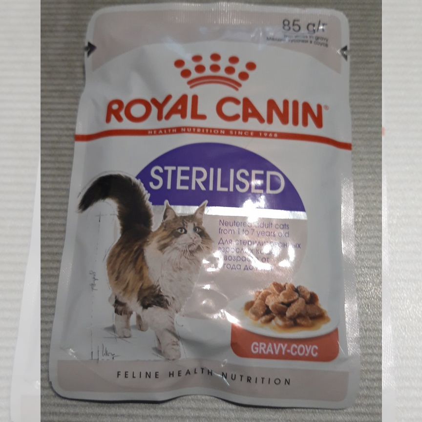 Влажный корм для стерилизованных кошек