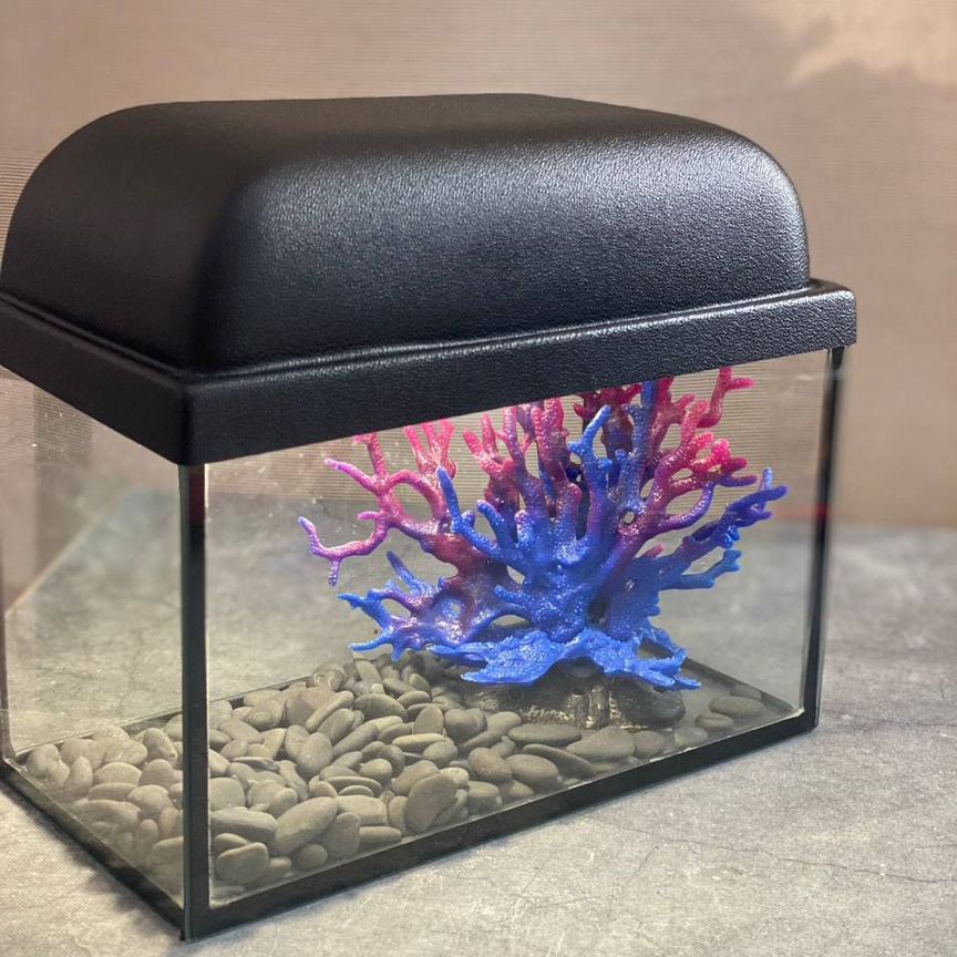 Аквариум для рыбок с подсветкой 5 л