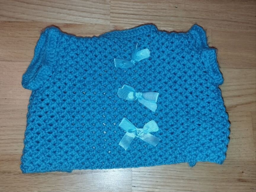 Кофточка вязаная для собаки