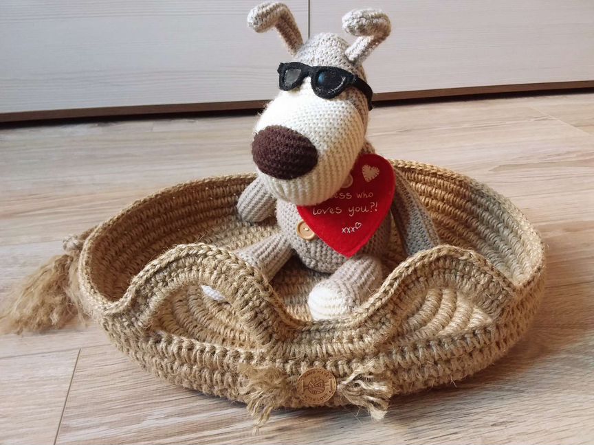 Лежак/коврик для кошек из джута