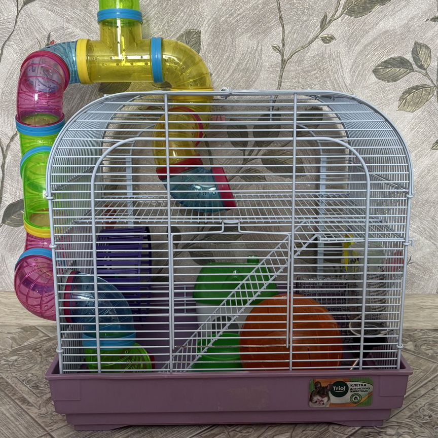 Клетка для хомяка большая с лабиринтом