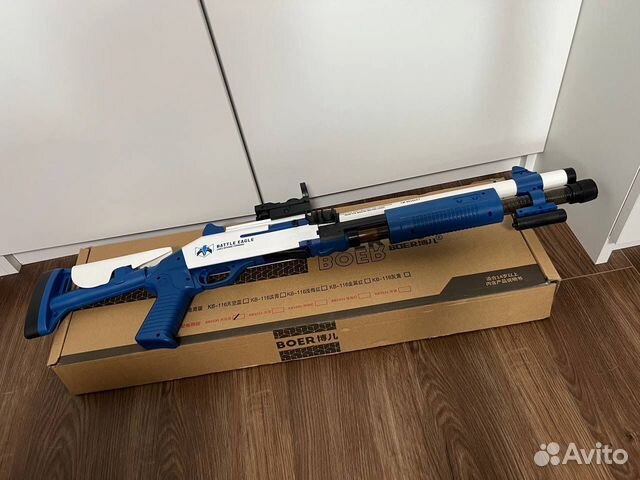 Детский помповый дробовик nerf с гильзами купить в Москве | Личные вещи ...